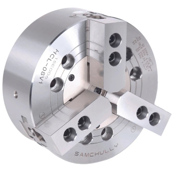 Samchully - 8", 3-Jaw, Closed Center, Long-Stroke Chuck - HCL-08 ...