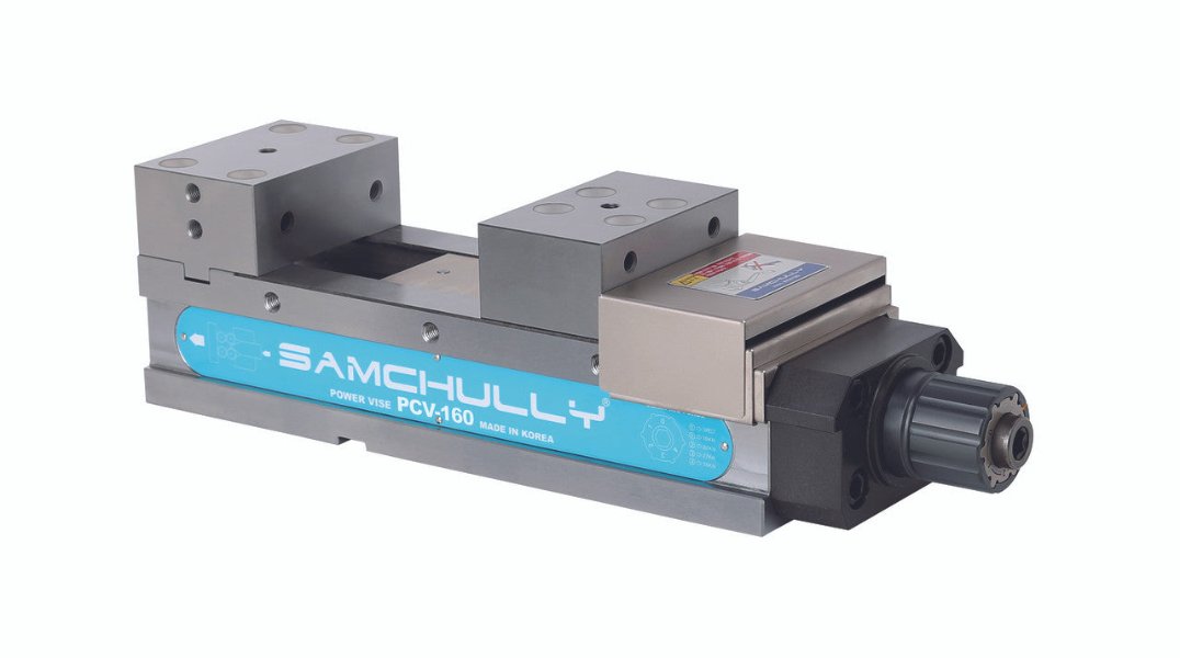 Samchully - 8" Precision Power Vise - PCV-200 – THECNCSOURCE.COM