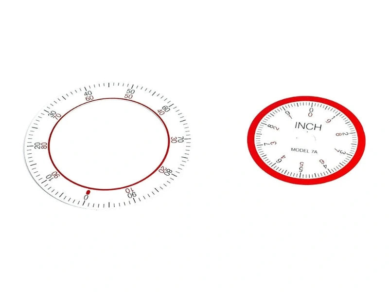 Trak Machine Tools - Dial Faces 7A (Trav-A-Dial) - DIAL FACE 7A ...